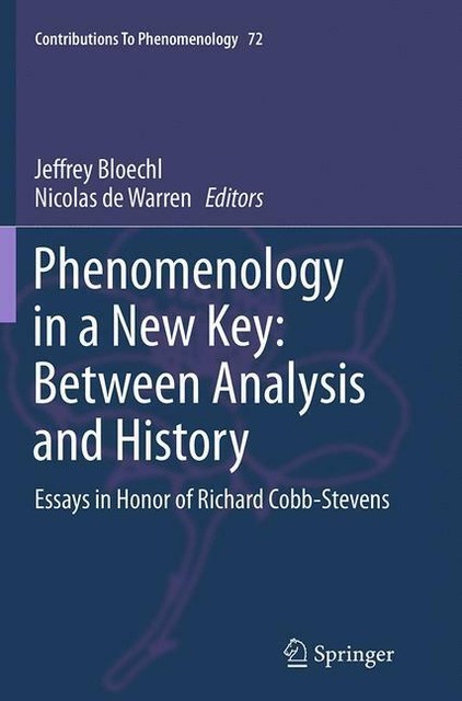 Phenomenology in A New Key: Between Analysis And History von Jeffrey ...