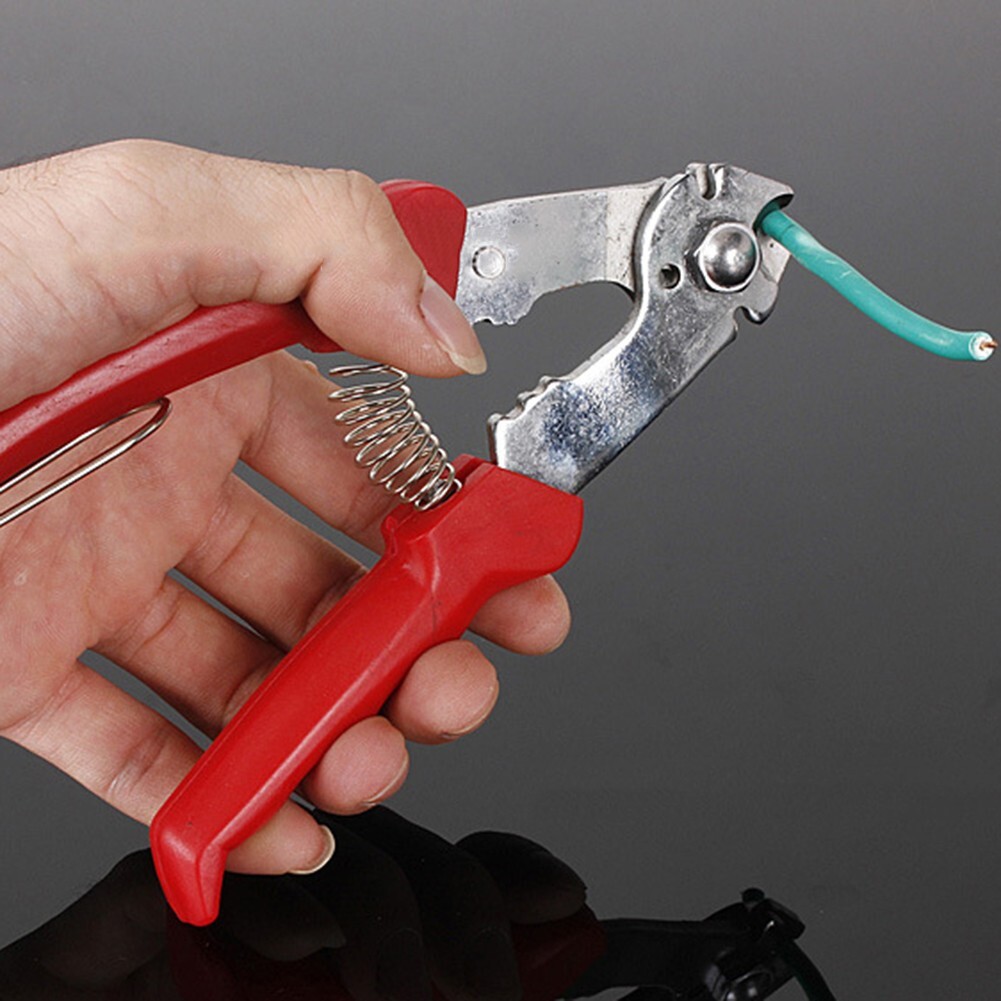 Outdoor Cable Cutters Brake Line Trimmer Silver High Carbon Steel Red ...