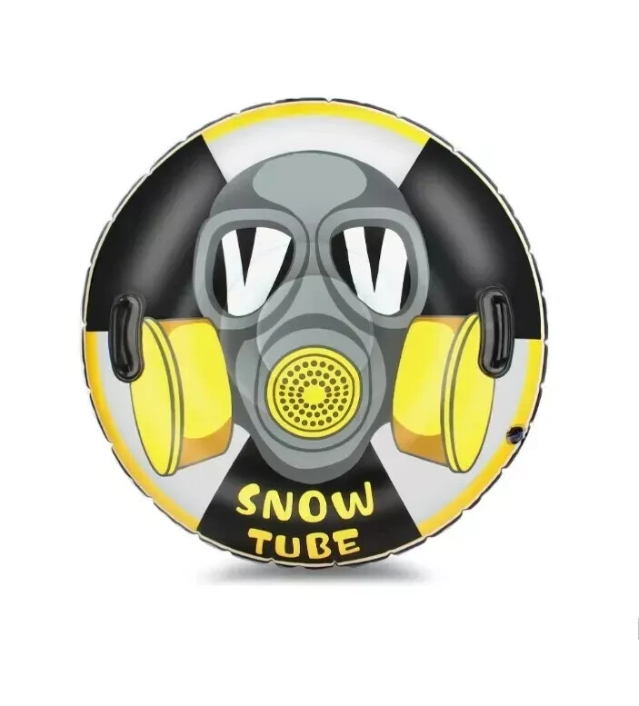 Lot of 3 Snow Tube Sled Gas Mask Design Heavy Duty 38" Winter Outdoor ...
