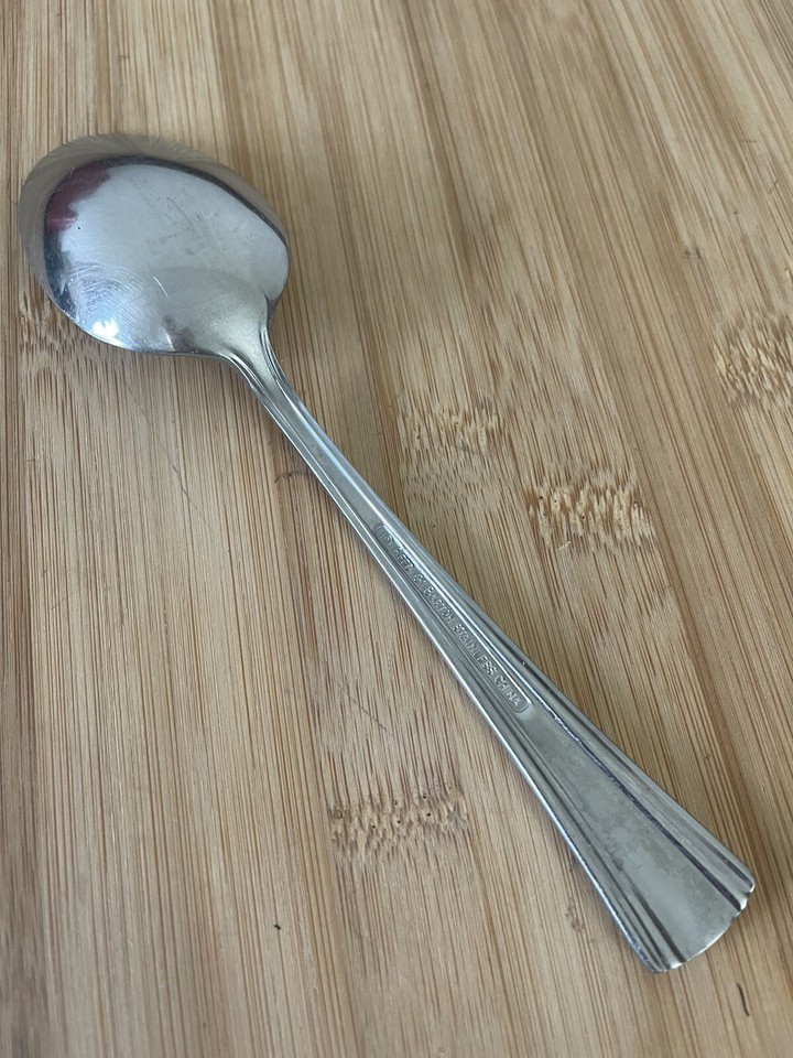 Reed & Barton Stainless BROOKSHIRE Ribbed Flared Handle TEASPOON 6 3/8 ...