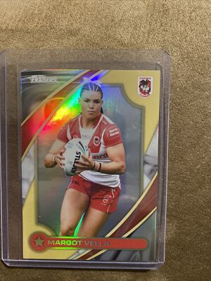 2024 NRL TRADERS TITANIUM WOMENS GOLD - MARGOT VELLA - DRAGONS #209/210 ...