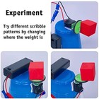 DIY Doodling Scribble Bot STEM Kit, Pack of 10, Science Toy with ...