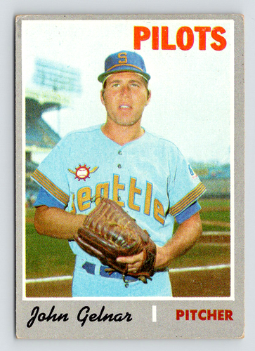 1970 Topps Card #393 John Gelnar, Seattle Pilots | eBay