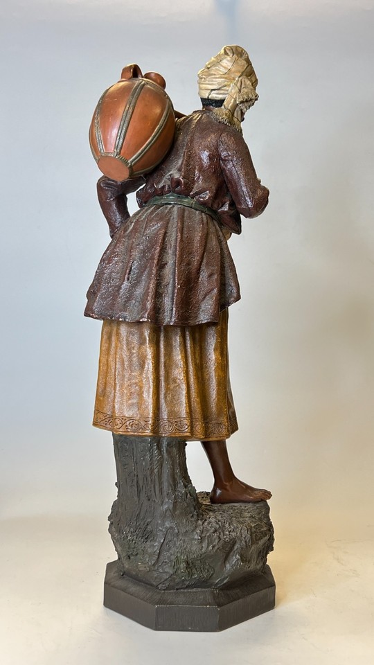 Johann Maresch (1821-1914) Orientalist Moor Terracotta Figures ...