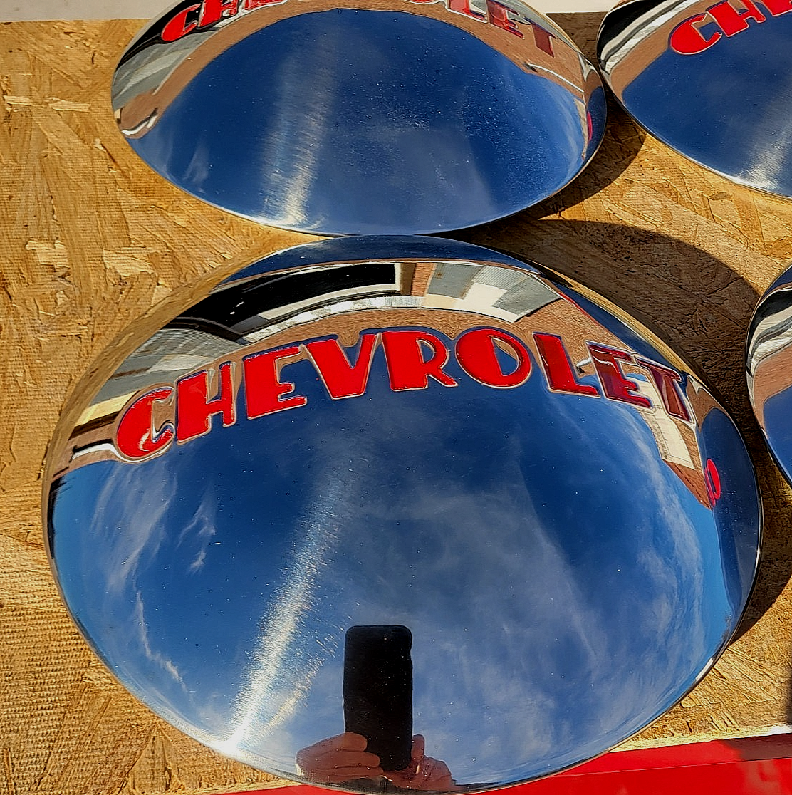 1947 1948 1949 1950 1951 1952 1953 Chevrolet Truck 1/2 Ton Hubcap Set ...
