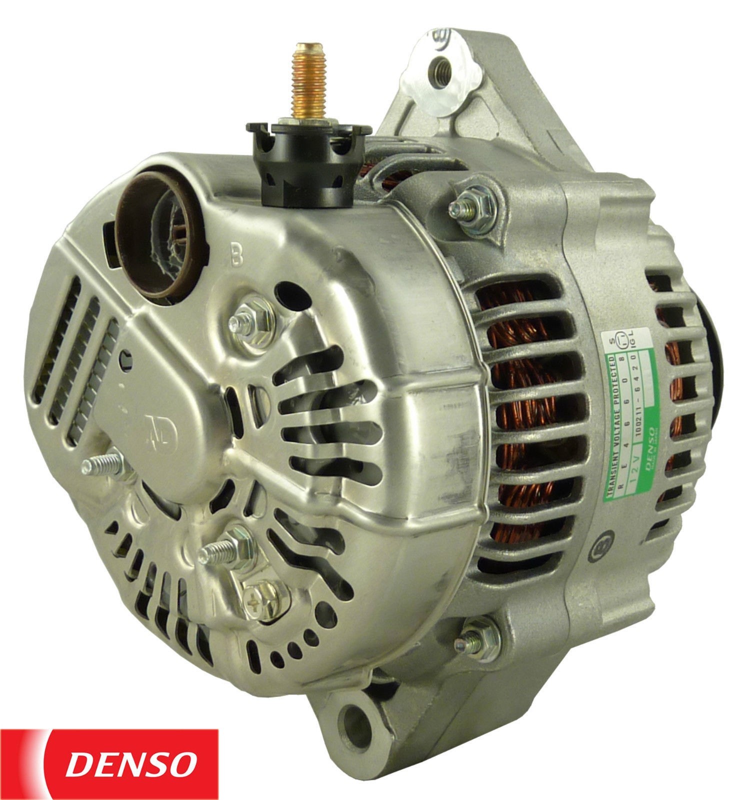 New OEM Denso Alternator RE46608, TY6762 SE501380 John Deere 100211 ...