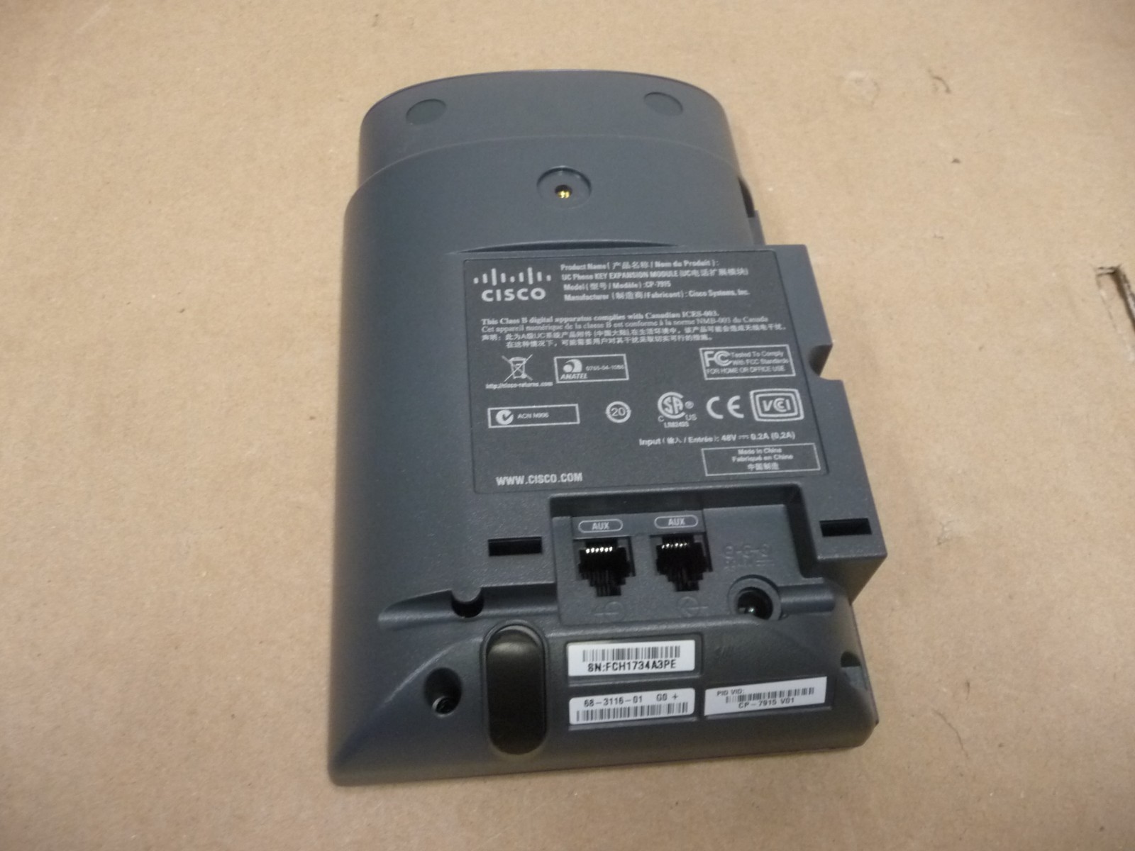 LOT OF 3 CISCO CP 7915 UC PHONE EXPANSION MODULE | eBay