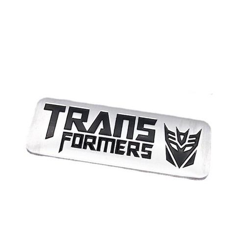 Transformers Autobot/Decepticon Car Body Fender Door Trunk Emblem Badge ...
