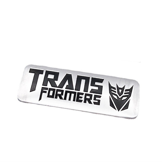 Transformers Autobot/Decepticon Car Body Fender Door Trunk Emblem Badge ...
