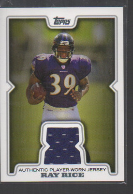 RAY RICE 2008 TOPPS RETAIL GAME JERSEYS #R-RR ROOKIE | eBay