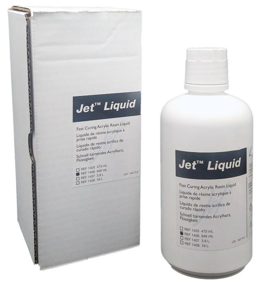 Lang Jet Denture Repair Acrylic Resin Liquid (32 oz) 946ml | eBay