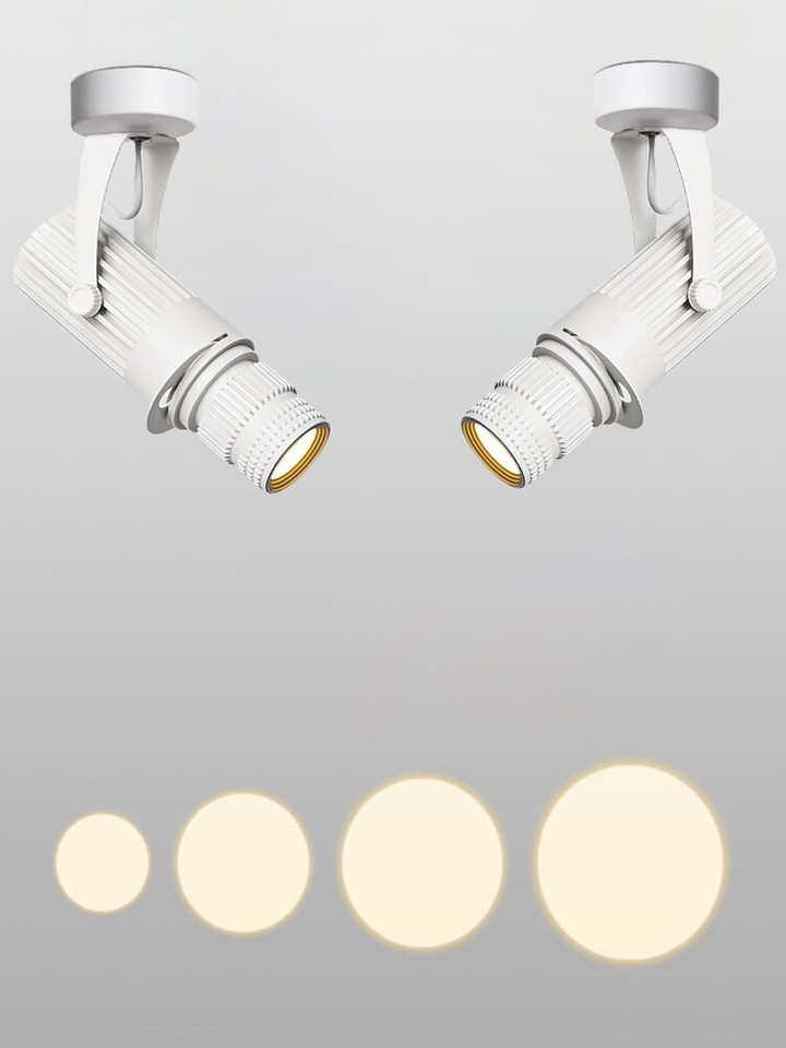 LED COB Ceiling Light Picture Spotlight Focus Lamp Adjustable Aperture ...