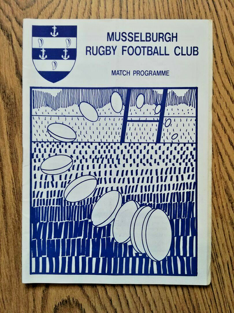 Musselburgh Rugby Union Programmes 1990 - 1996 | eBay