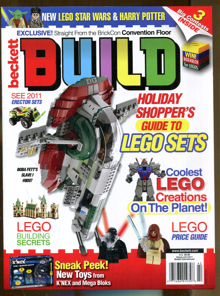 Beckett Build Magazine-Legos-First Issue-2010/2011-Lego Price Guide | eBay
