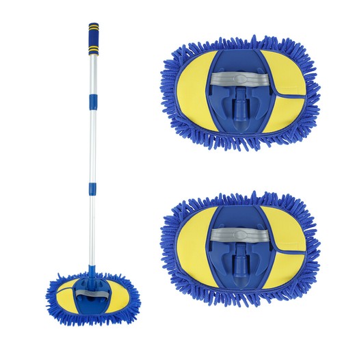 Telescopic Adjustable Car Brush Wash Soft Care Mop Vehicle Cleaning ...