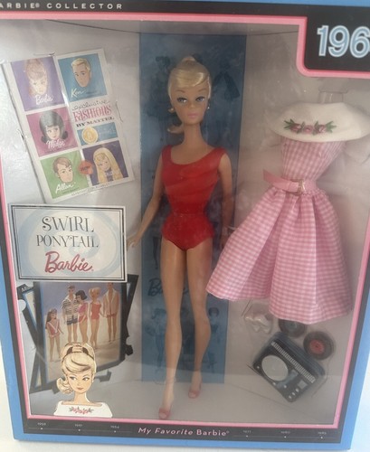 My Favorite Barbie Swirl Ponytail 1964 Reproduction Doll 2009 Mattel ...