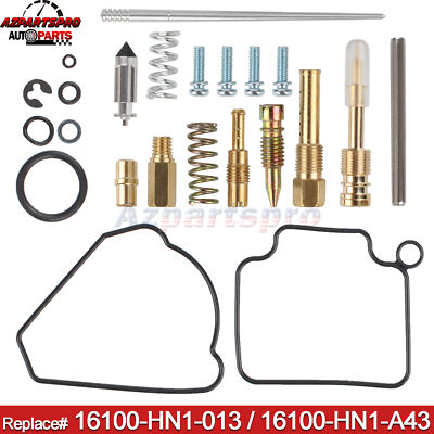 Carb Carburetor Rebuild Repair Kit For 1999-2008 Honda TRX 400EX ...