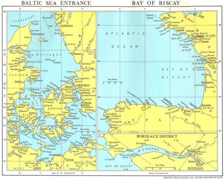 Bay Of Biscay Map