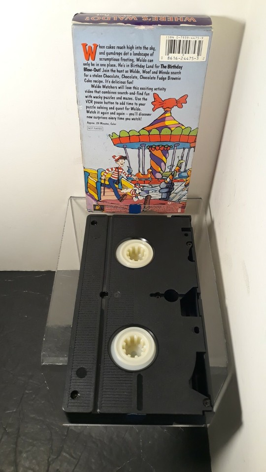 Where's Waldo? The Birthday Blow-Out (1997) - VHS Movie Tape - Cartoon ...