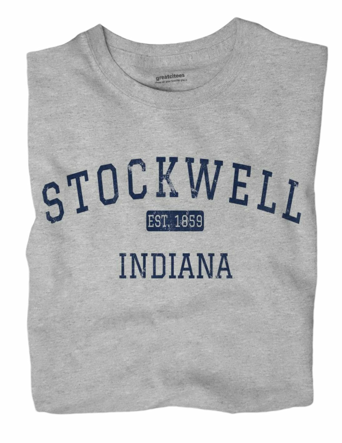 Stockwell Indiana IN T-Shirt EST | eBay