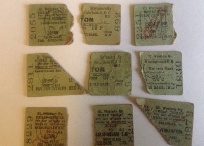 Great Western Railway (GWR) Ticket Stubs - 9 | eBay UK