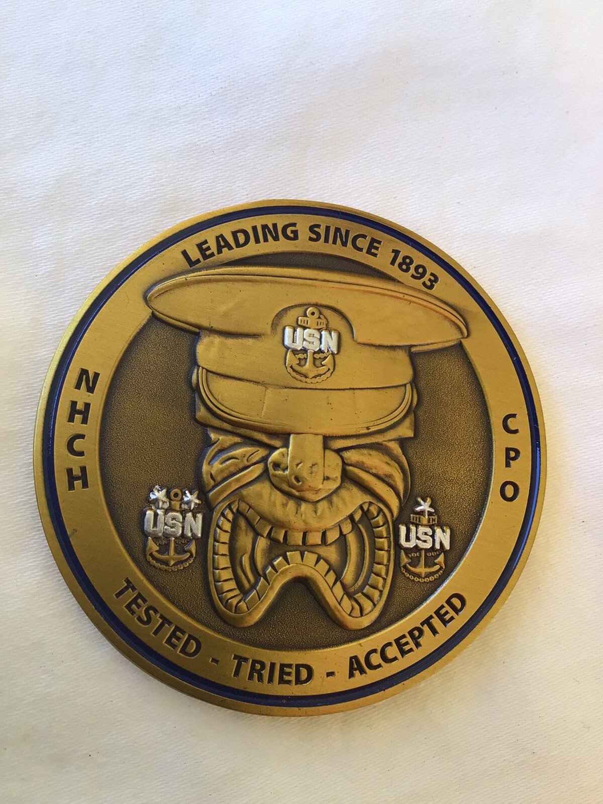 Rare Naval Health Clinic Hawaii Challenge Coin Chief Petty Officer CPO ...