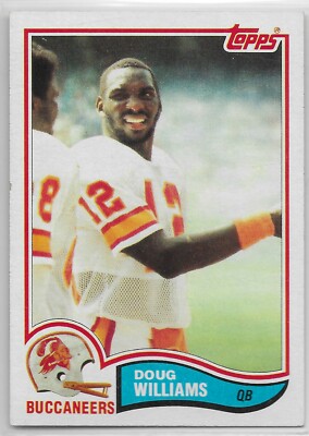 1982 Topps #508 Doug Williams Tampa Bay Buccaneers Grambling St Super ...