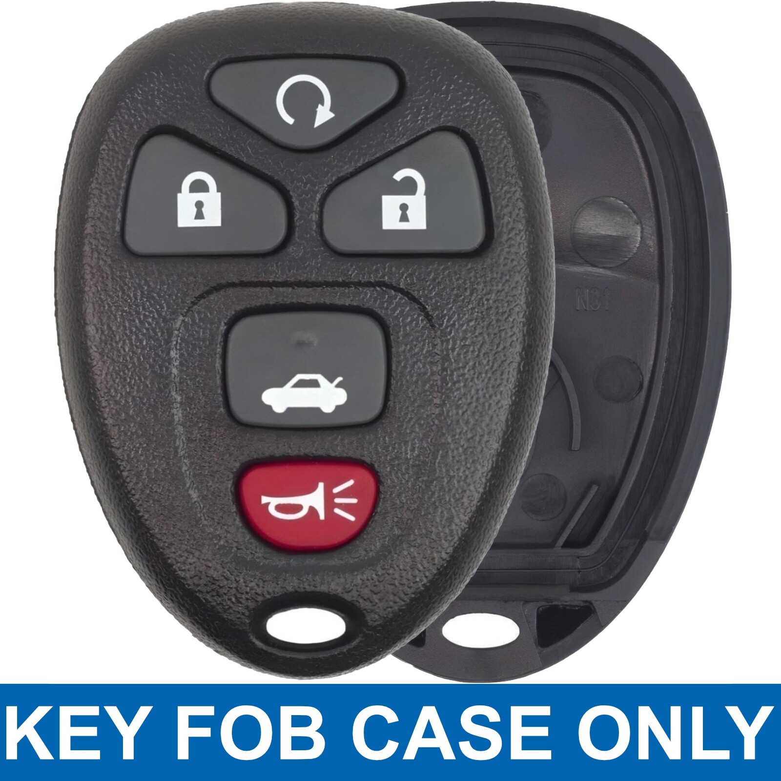 1x New Key Fob Replacement Case Shell For Chevy Buick Cadillac OUC60221 ...
