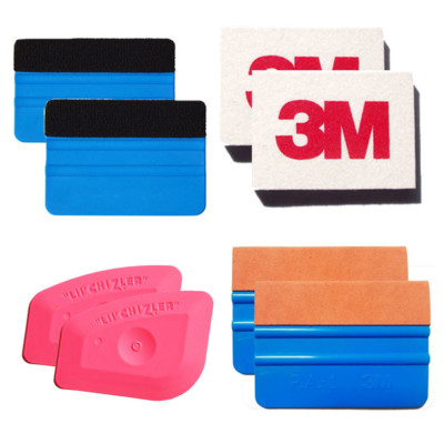 8pcs 3M felt squeegee mini pink wool scraper blade suede Vinyl ...