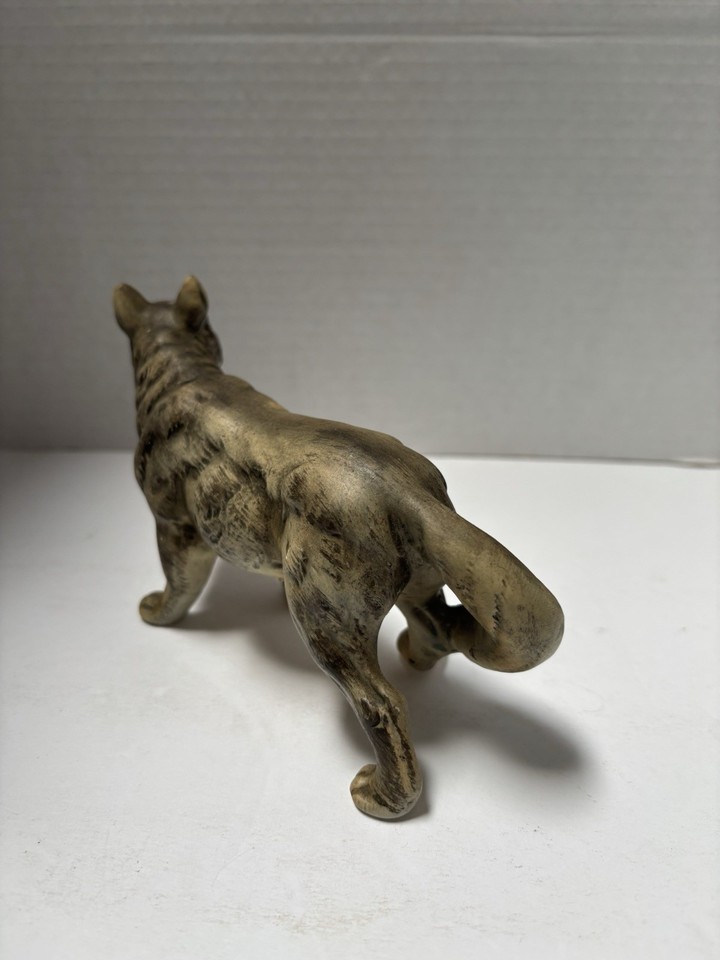 Gray Wolf Ceramic Figurine Made In Japan In The 1970S | eBay