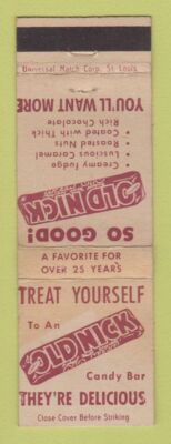 Matchbook Cover - Old Nick Candy Bar WEAR | eBay