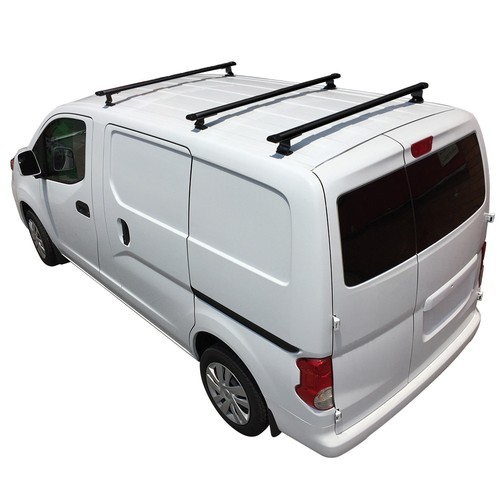 Black J1000 3 Bar ladder roof rack for a Nissan NV200 2013-On | eBay
