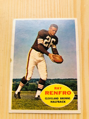 Football RAY RENFRO Topps #26 1960 Cleveland Browns EX++ | eBay
