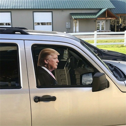 TRUMP Car STICKER RIDE WITH PASSENGER 2024 KEEP AMERICA GREAT WINDOW ...