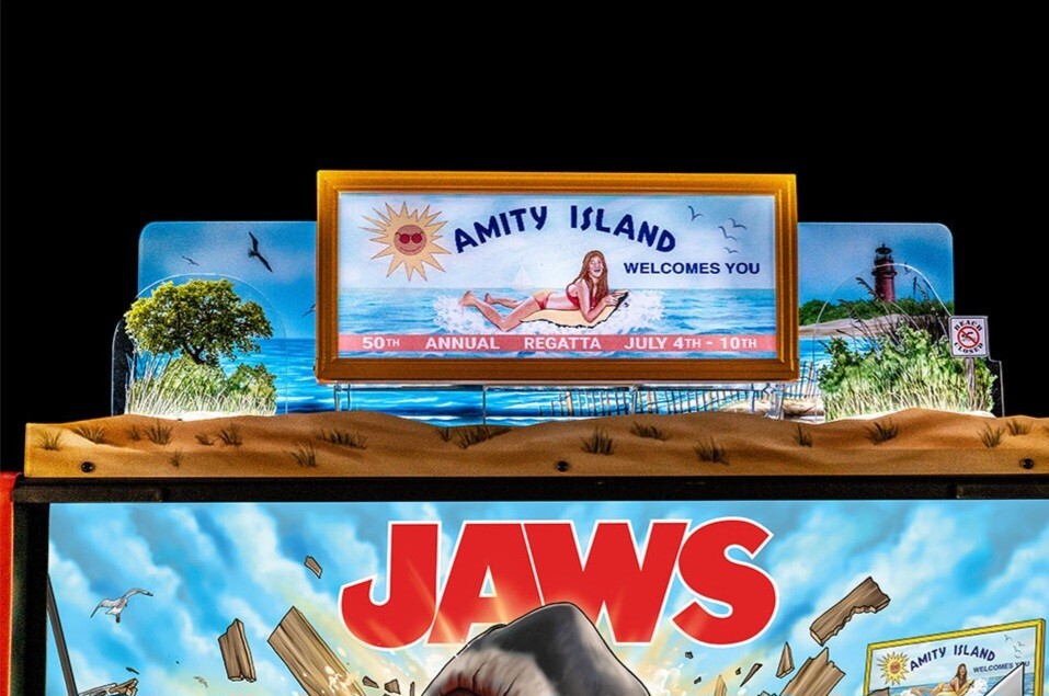 Stern Pinball Official Jaws Pinball Topper NOW IN STOCK! | eBay