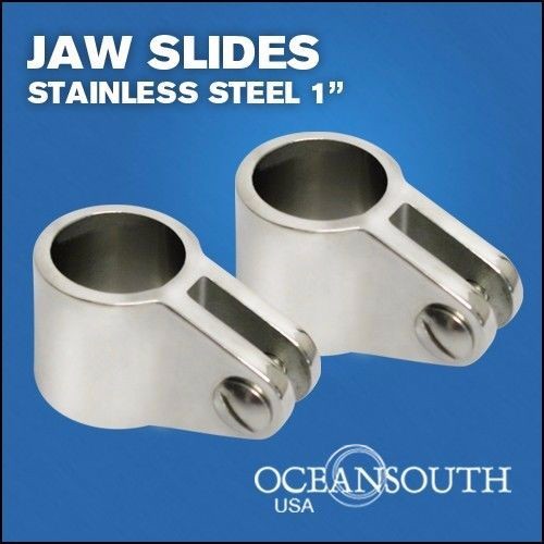 Jaw Slides 1" Stainless Steel 316-Grade, Bimini Top Component x 2 | eBay