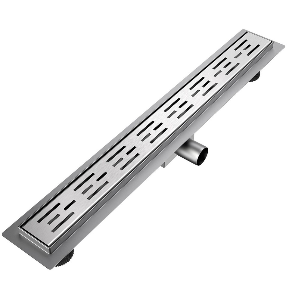 EMKE Wet Room Linear Shower Floor Drain Stainless Steel Channel Gully ...
