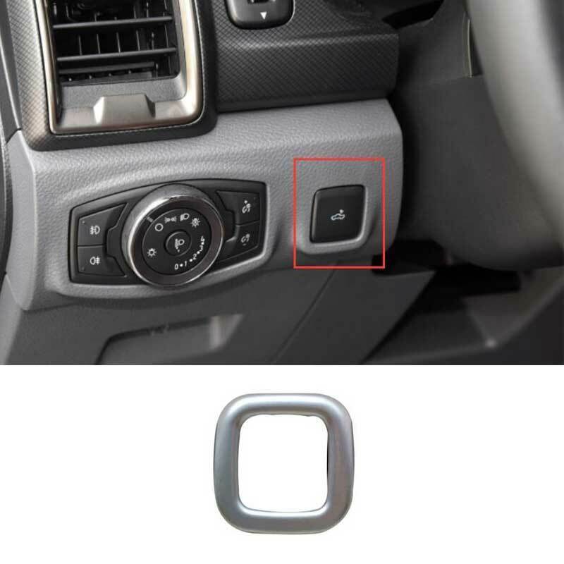 Matte Silver Engine Hood Switch Button Cover Trim 1PCS For Ford Ranger ...