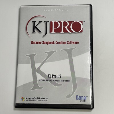 KJPRO KJ PRO Karaoke Songbook Creation Software Version 1.5 CD-Rom 2004 ...
