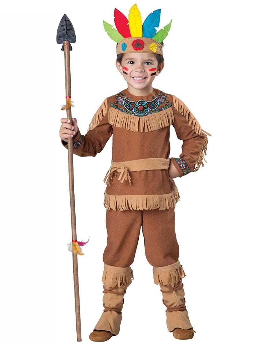 Classic Native American Boy Costume For Kids