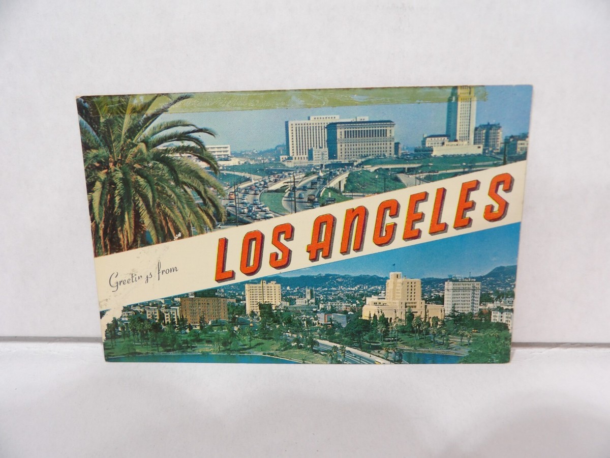 Los Angeles Vintage Postcards LAX Vintage Postcards 1960s The