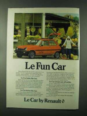 1979 Renault Le Car Ad - Le Fun Car | eBay