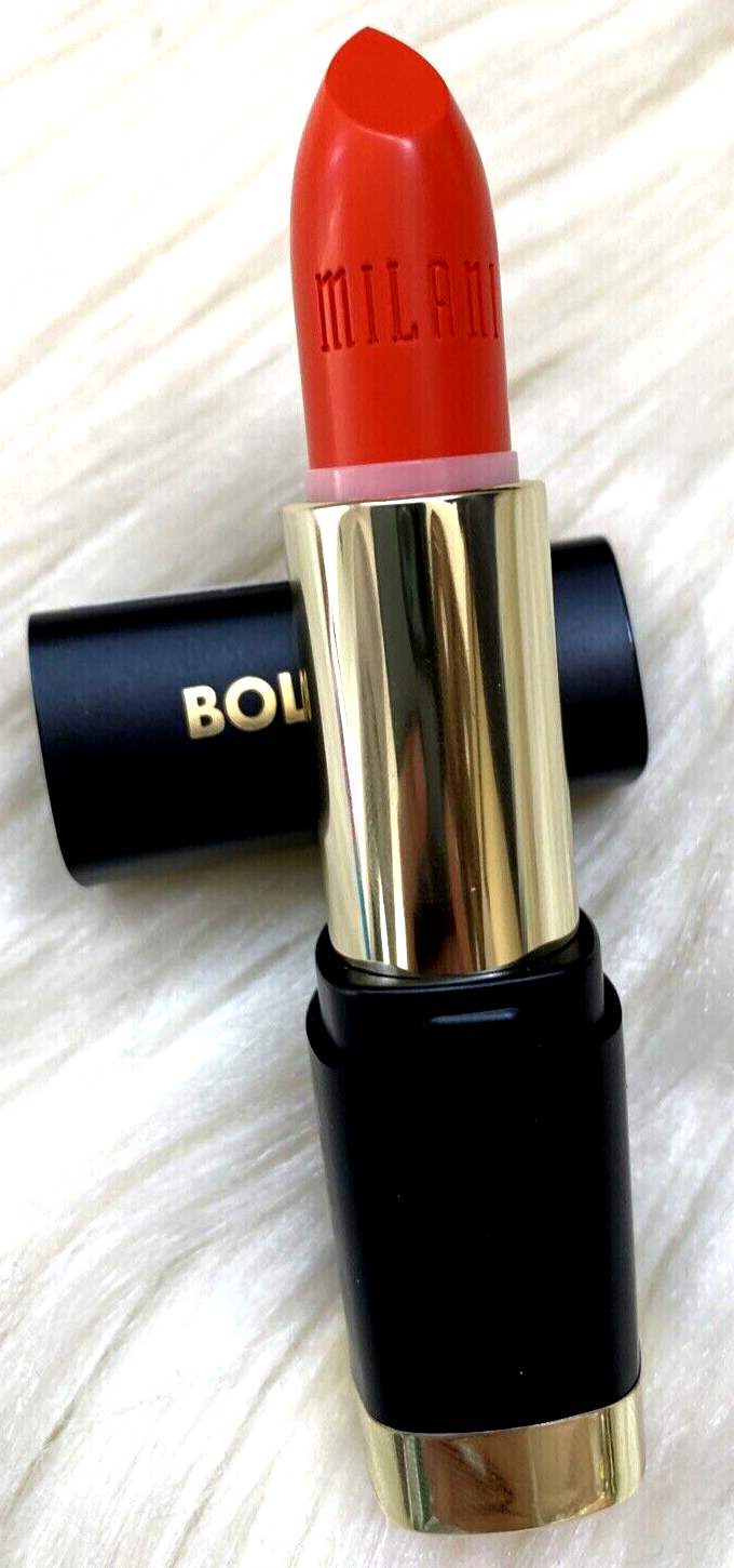 MILANI LIPSTICK Matte I AM BRAVE #25 Orange BOLD COLOR STATEMENT Full ...