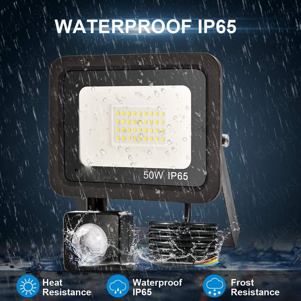 LED Strahler mit Bewegungsmelder LED Fluter Außenlampe Sensor IP65 ...