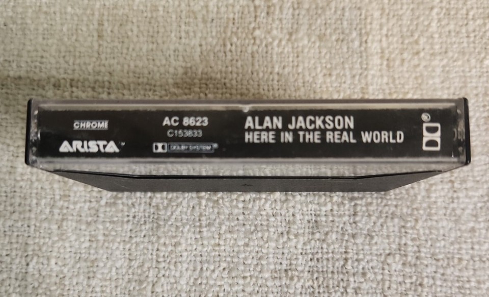 Alan Jackson, Here In The Real World (Audio Cassette Tape, 1989) Canada ...