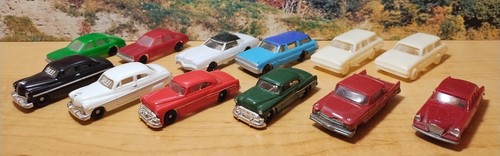 HO SCALE 12 VEHICLES 50'S 60'S 70'S EKO BACHMANN LIFE-LIKE STUDEBAKER ...