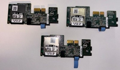 Dell Dual SD Reader + 2x8GB SD Cards 0PMR79 IDSDM R430 R530 R630 R730 ...