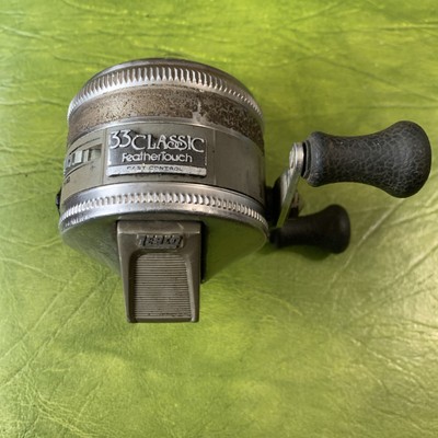 Vintage Zebco 33 Classic Fishing Reel Cast Control Oiled & Tested USA ...