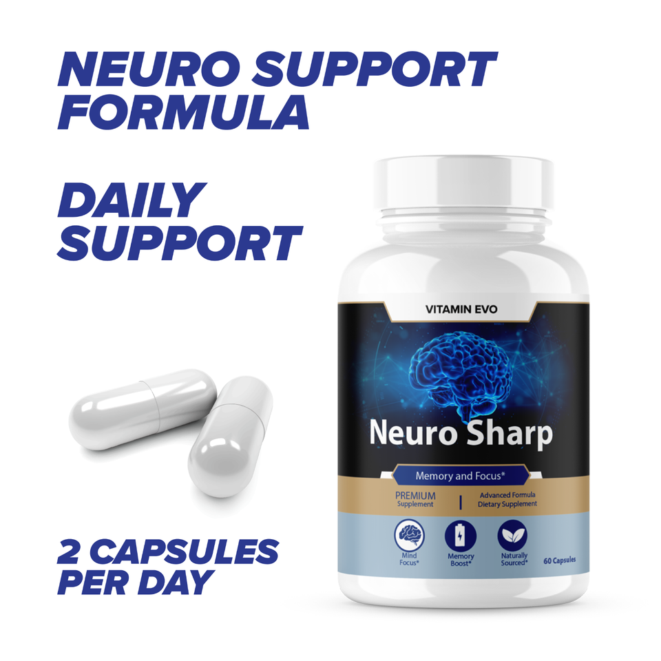 (5 Pack) Neuro Sharp Brain and Memory Support Nootropic NeuroSharp 300 ...