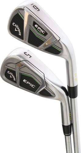 Callaway Epic/Epic Pro Combo 4-PW Iron Set Stiff UST Mamiya Recoil 780 ...